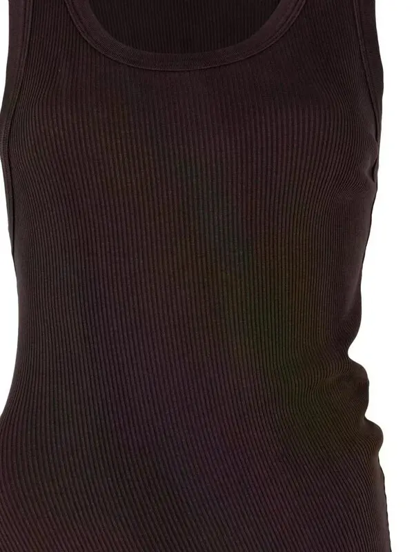 AGOLDE Twisted Poppy Tank Top - Brown