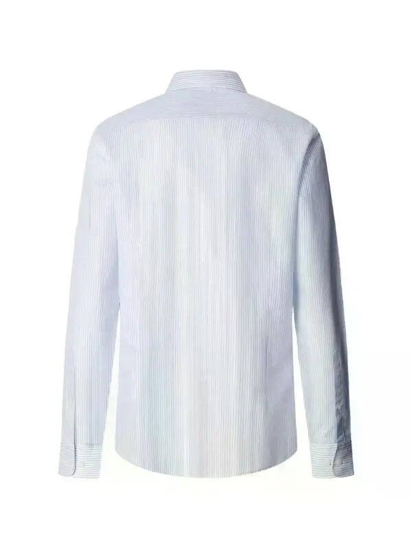 HACKETT LONDON Bengal-stripe Linen-blend Shirt