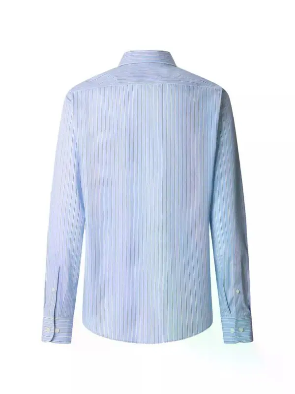HACKETT LONDON Butcher-stripe-pattern Shirt