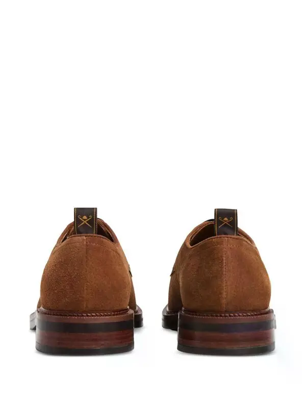 HACKETT LONDON Egmont Fine Suede Derby Shoes