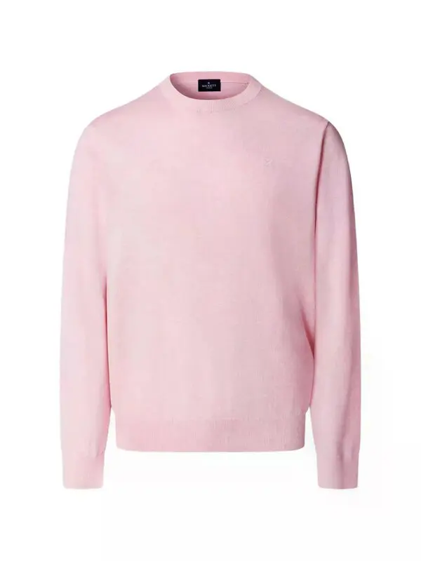 HACKETT LONDON Embroidered Crew-neck Long-sleeve T-shirt