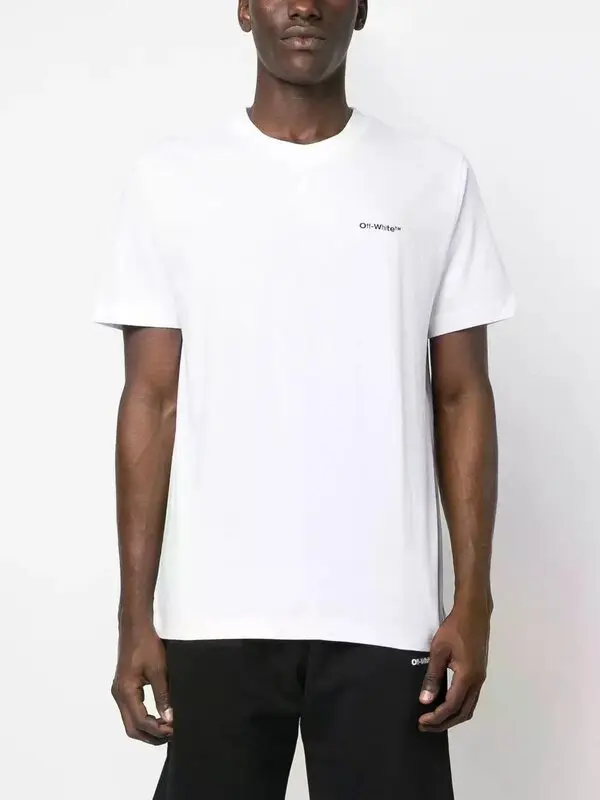 Off-White Wave Outline Diag Print T-shirt