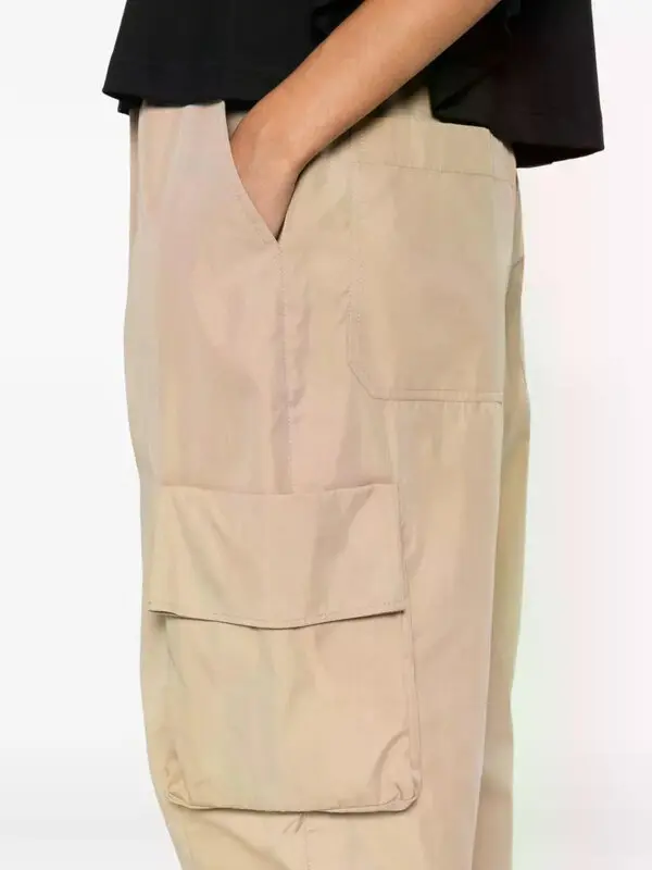 PSOPHIA Cotton Cargo Pants With Drawstring Detail