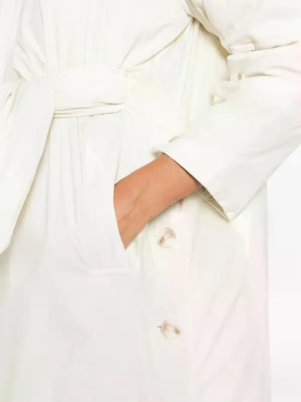 PSOPHIA Belted Button-cuff Coat