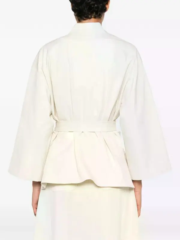 PSOPHIA Belted Wide-sleeve Oversized Jacket
