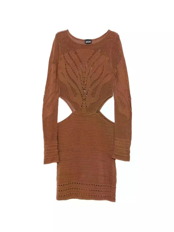 Just Cavalli Crochet-knit Mini Dress