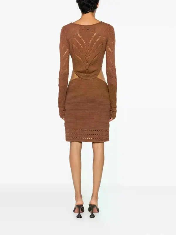 Just Cavalli Crochet-knit Mini Dress