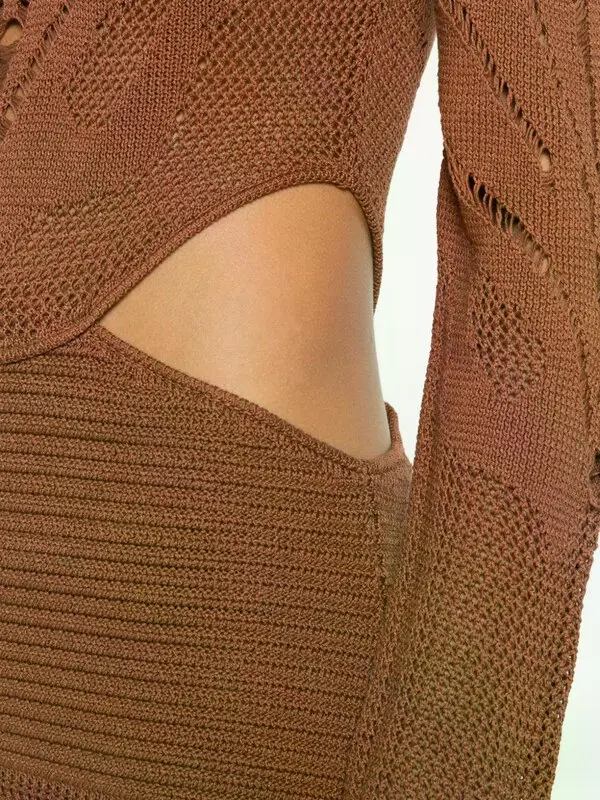 Just Cavalli Crochet-knit Mini Dress