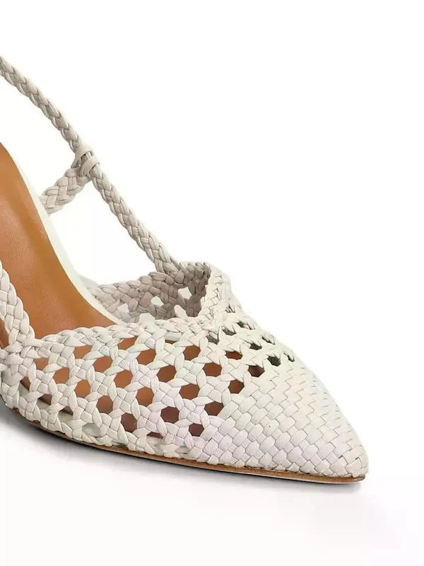 L'ARIANNA Woven Slingback Pumps