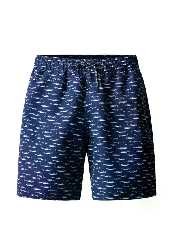 HACKETT LONDON Sardines-print Swim Trunks