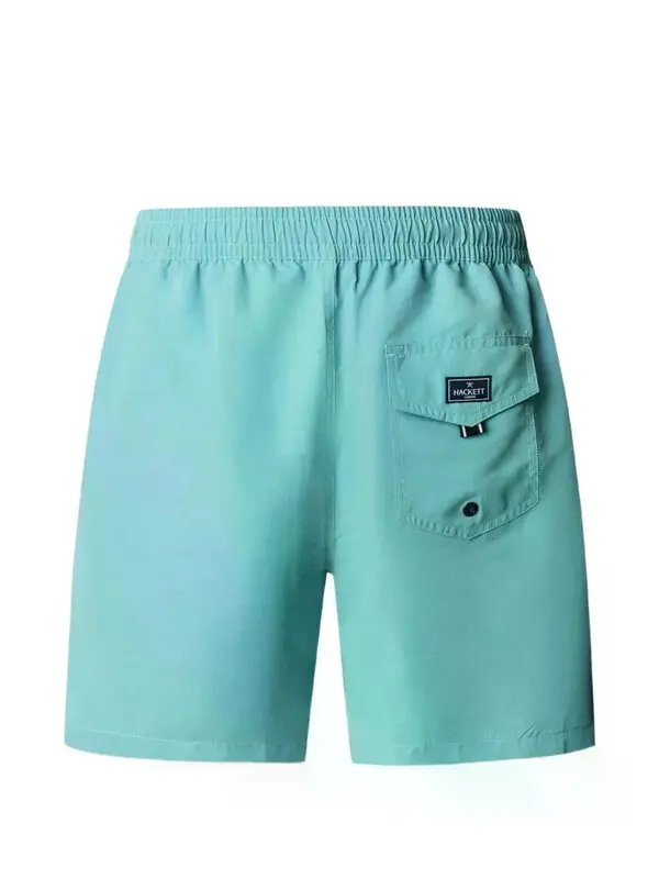 HACKETT LONDON Logo-patch Drawstring Swim Trunks