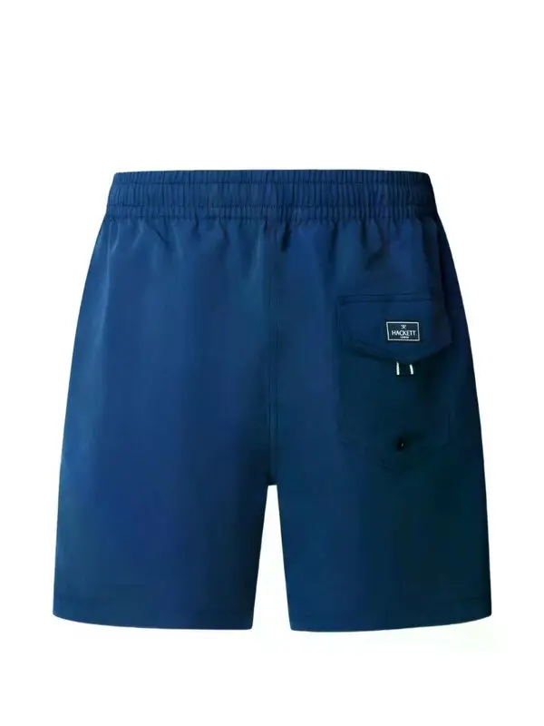 HACKETT LONDON Logo-patch Drawstring Shorts