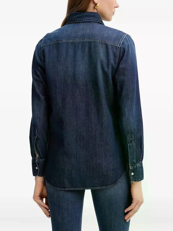 Liu Jo Embroidered Stretch-cotton Shirt