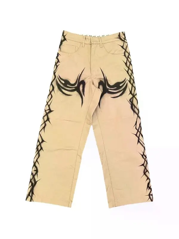 HELLSTAR Airbrushed Graphic Print Trousers