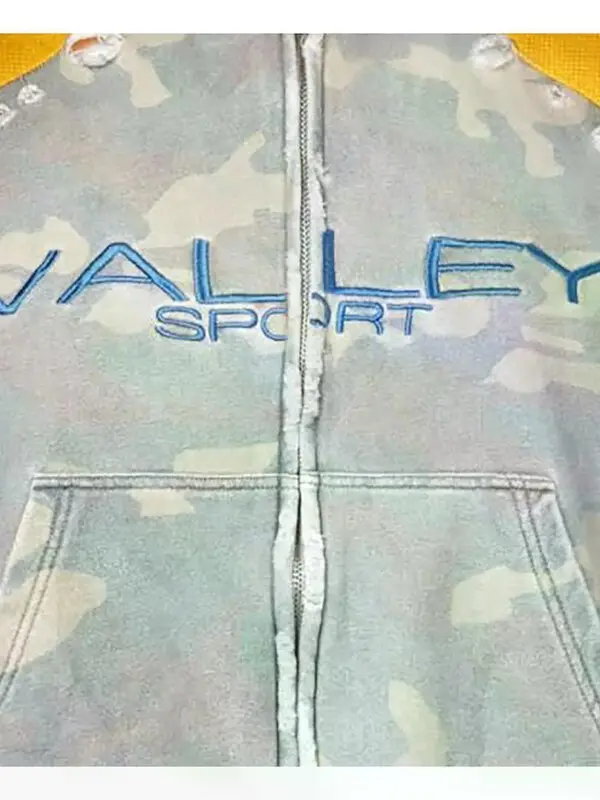 VALE FOREVER Distressed Hoodie