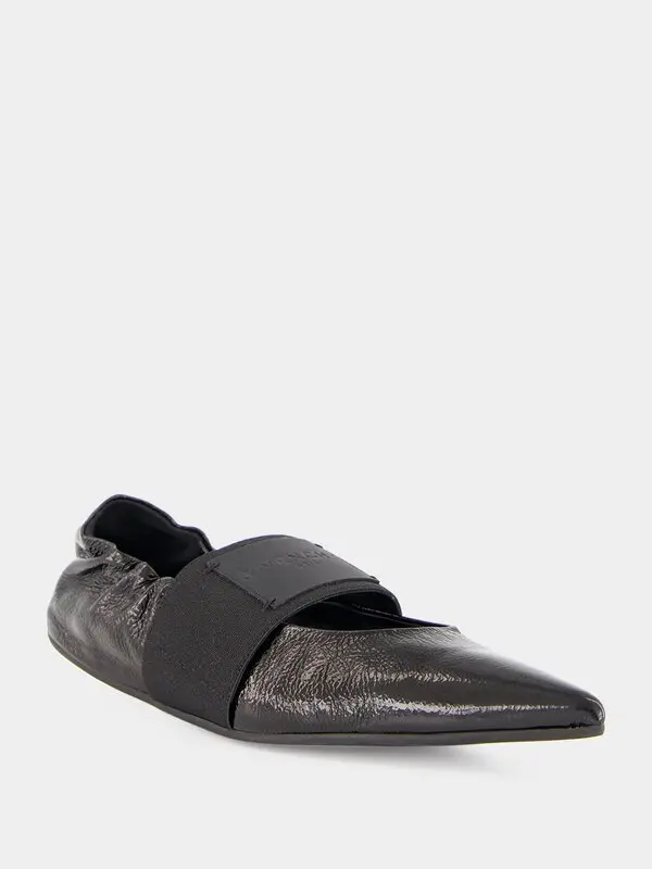 Givenchy Crush Naplack Leather Ballerinas