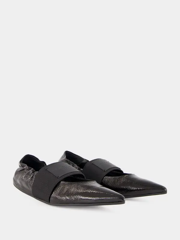 Givenchy Crush Naplack Leather Ballerinas