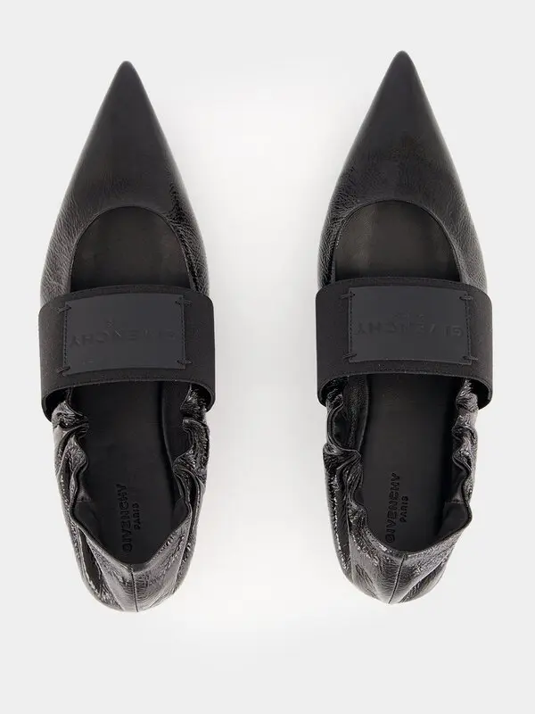 Givenchy Crush Naplack Leather Ballerinas