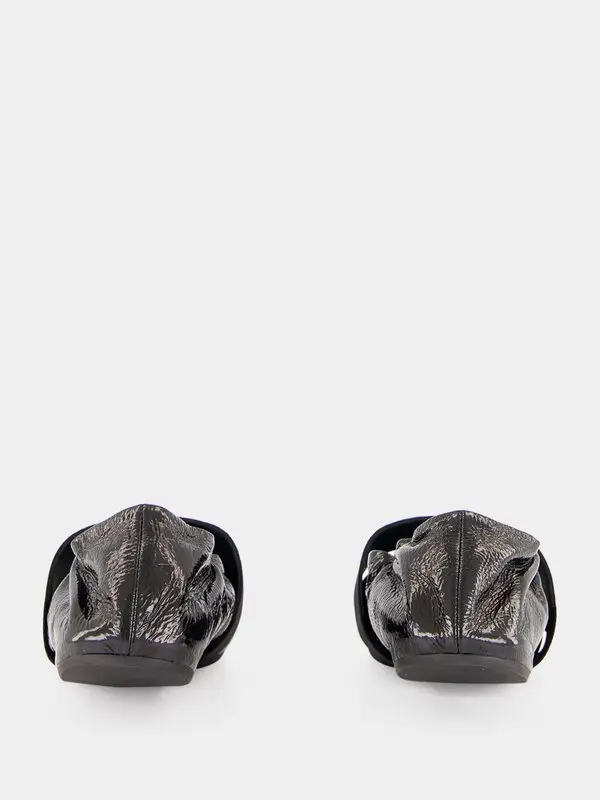 Givenchy Crush Naplack Leather Ballerinas