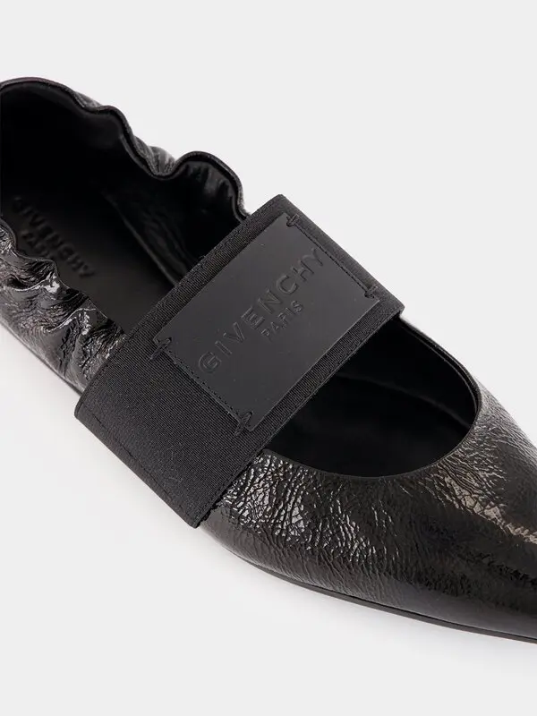 Givenchy Crush Naplack Leather Ballerinas