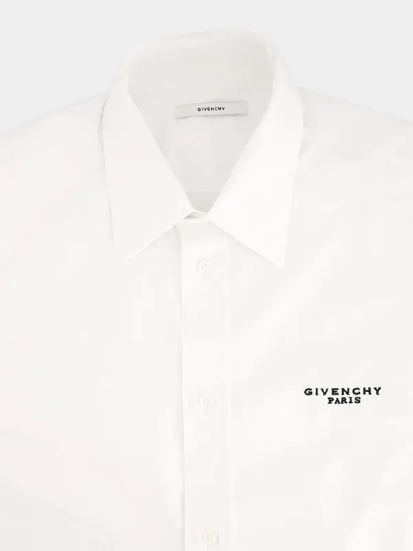 Givenchy Classic Poplin Cotton Shirt - White