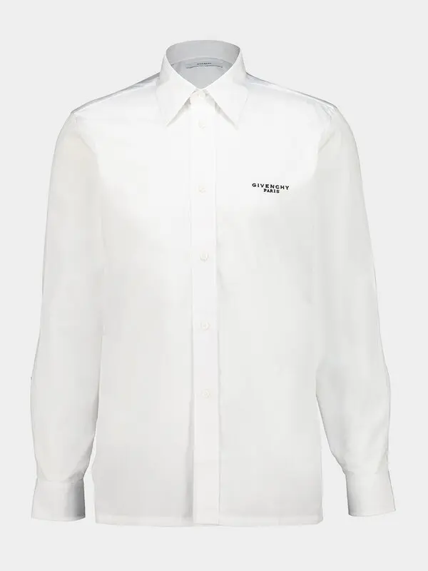 Givenchy Classic Poplin Cotton Shirt - White