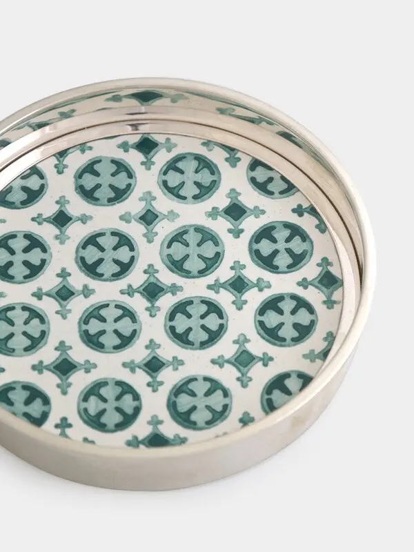 LEITÃO &AMP; IRMÃO Leitão & Irmão Bottle Coaster With Uptown Tile