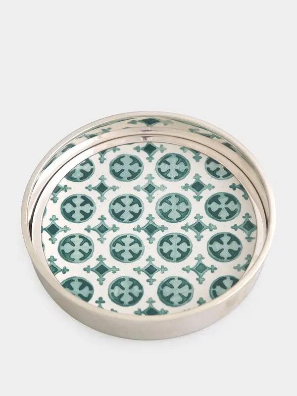 LEITÃO &AMP; IRMÃO Leitão & Irmão Bottle Coaster With Uptown Tile