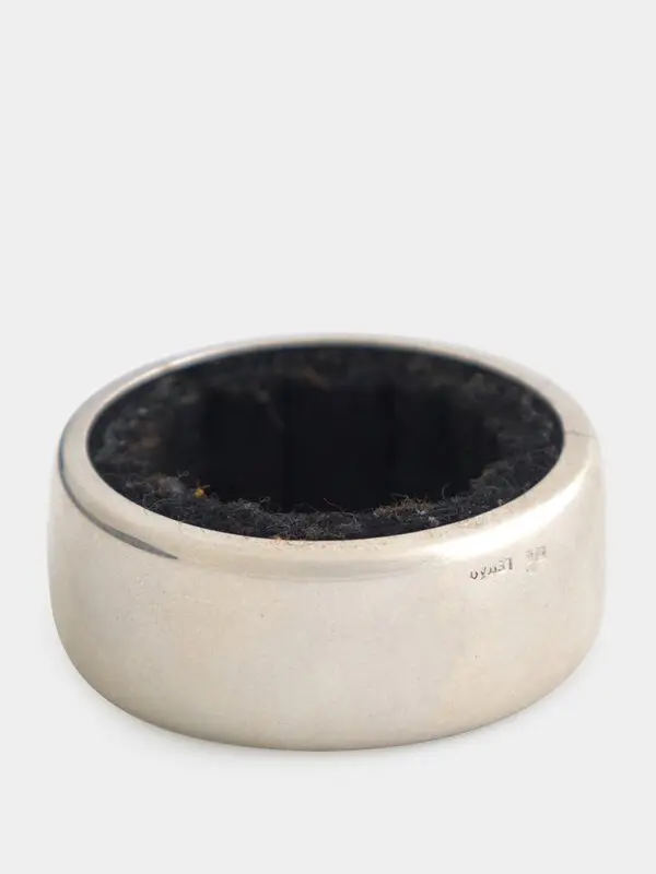 LEITÃO &AMP; IRMÃO Leitão & Irmão Polished 925 Drop Stop Wine Ring - Silver