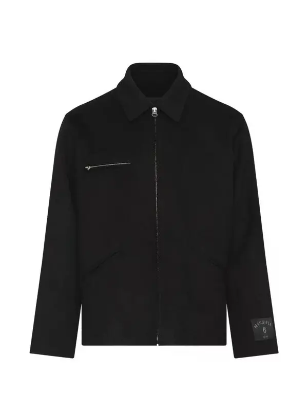 MAISON MARGIELA Double-faced Wool Zip Jacket