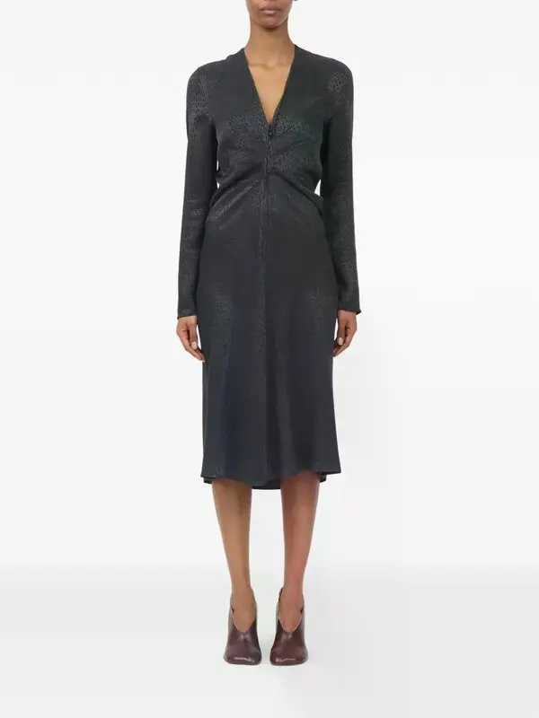 MAISON MARGIELA Jacquard Wrap Dress
