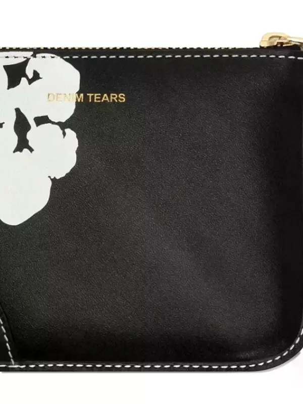DENIM TEARS X Comme Des Garçons Leather Zip Wallet
