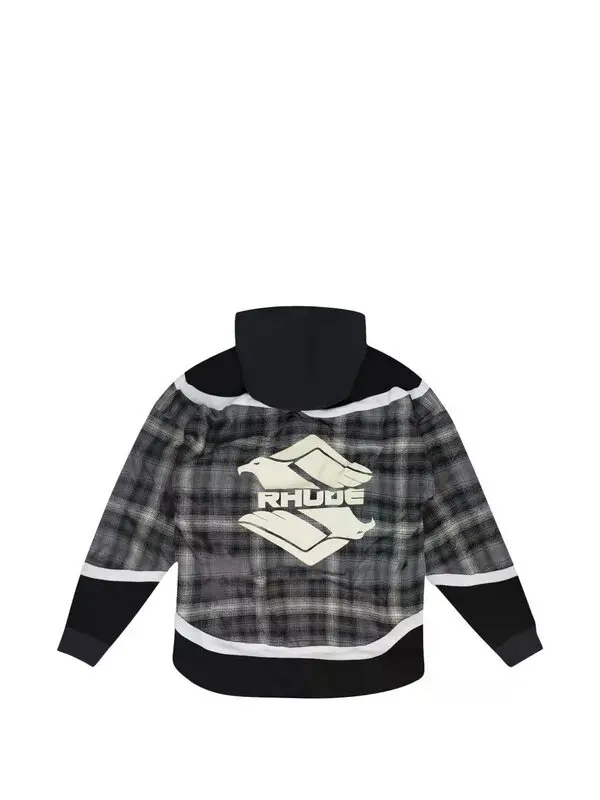 Rhude Checkered Hybrid Hoodie