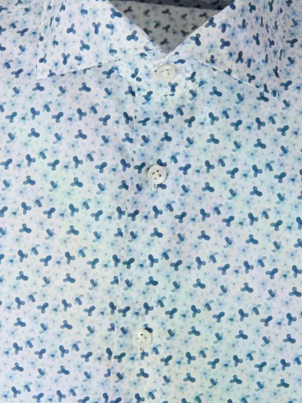 VINCENZO DI RUGGIERO Floral-print Button-down Shirt