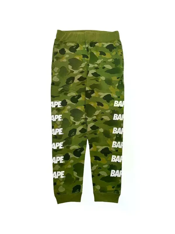 A BATHING APE Camouflage-print Logo-print Track Pants