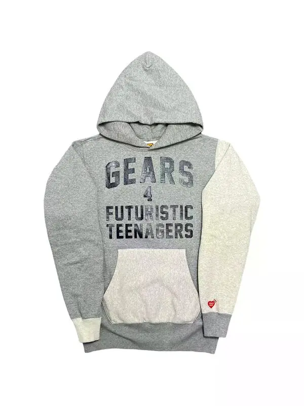 HUMAN MADE Logo Print Panelled Hoodie