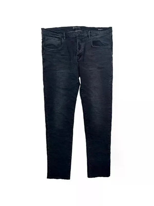 PURPLE BRAND Resin-finish Jeans