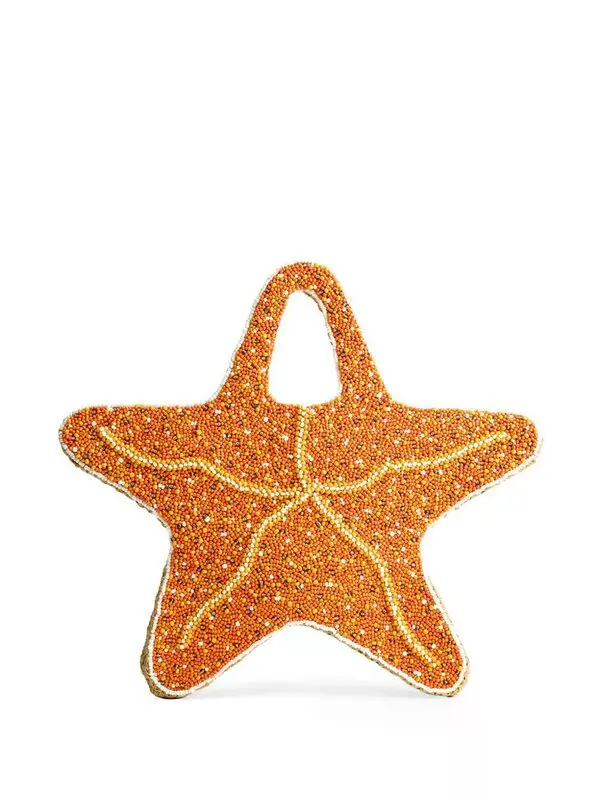 SIMONMILLER Beaded Starfish Tote Bag