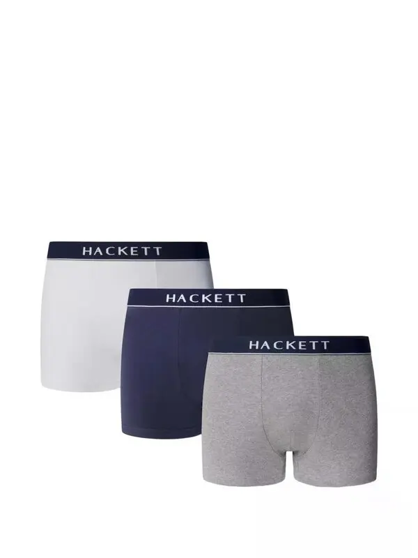 HACKETT LONDON Logo-waistband Boxers - Blue