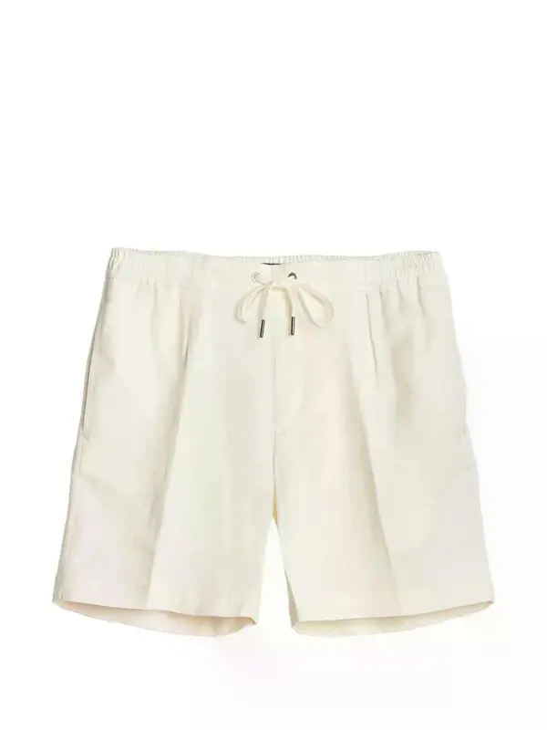 Ralph Lauren Purple Label Pleated Drawstring Shorts