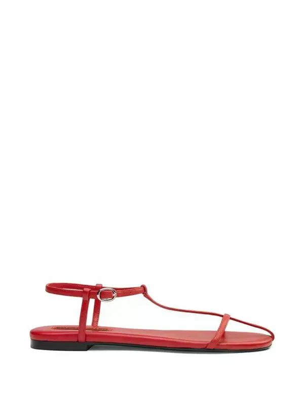 SIMONMILLER Leather Cage Flat Sandals