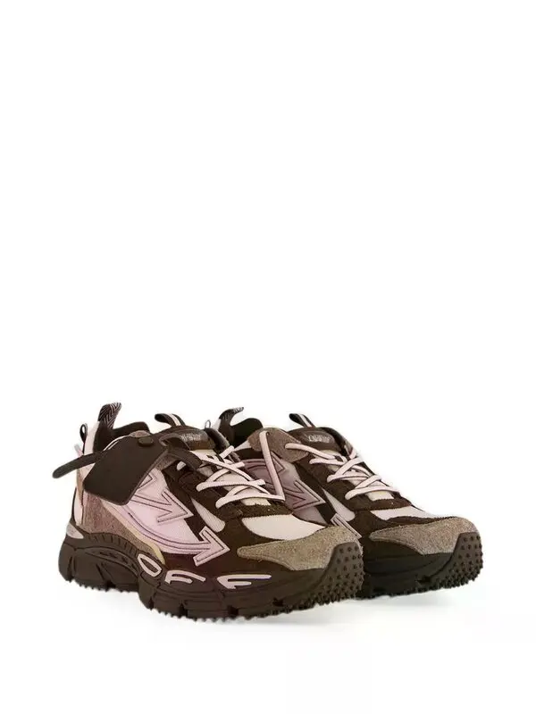 Off-White Be Right Back' Suede Sneakers - Brown