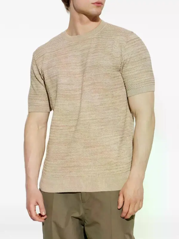 Etro Textured Pegasus-patch T-shirt