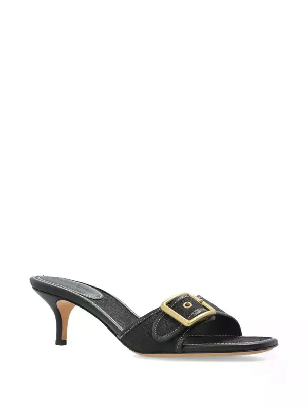 COACH Margot Monogram Buckle Sandals