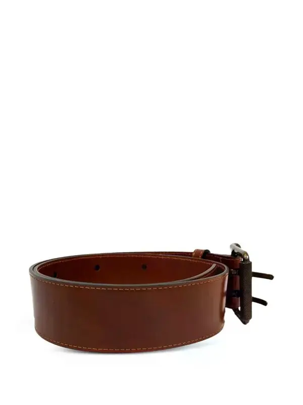 Burberry Double Holed Leather Belt