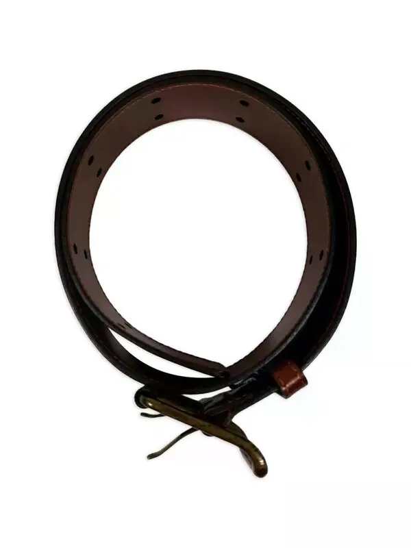 Burberry Double Holed Leather Belt