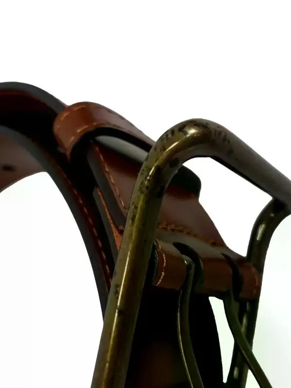 Burberry Double Holed Leather Belt