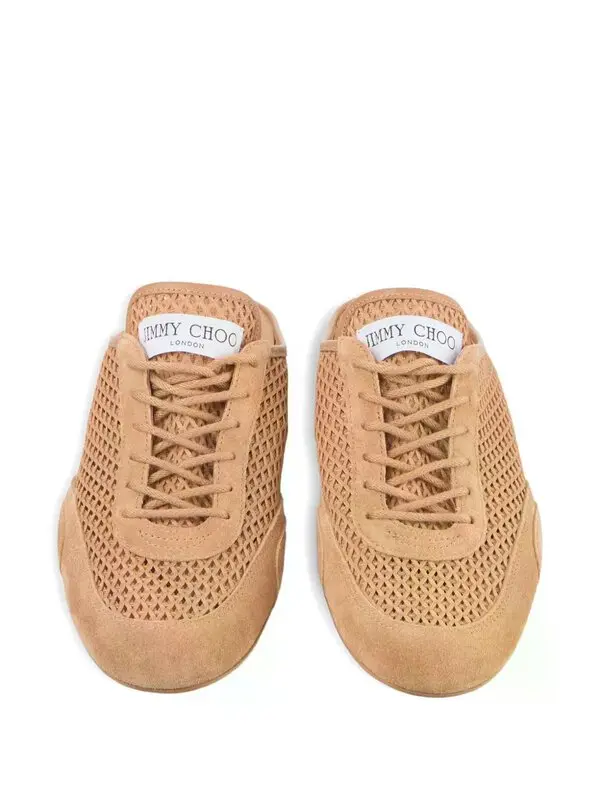 JIMMY CHOO Sunny Lace-up Mule Sneakers