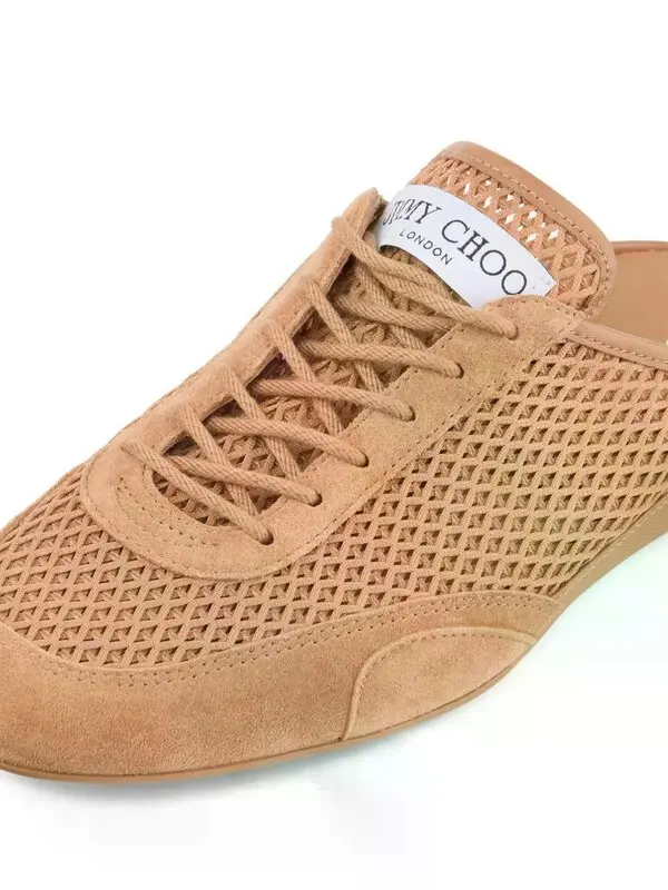 JIMMY CHOO Sunny Lace-up Mule Sneakers