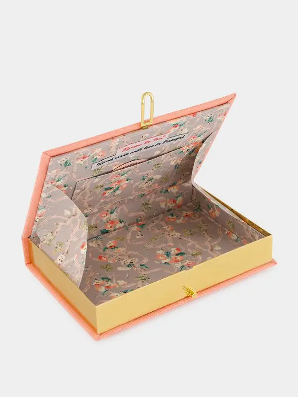 OLYMPIA LE-TAN Book Clutch With Hand-embroidered Detail - Multicolour